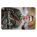 MBA business Graduate Custom photo name Announcem Magnet | Zazzle