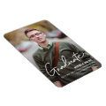 MBA business Graduate Custom photo name Announcem Magnet | Zazzle