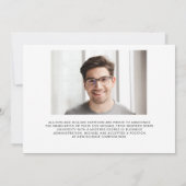 MBA Graduate 5 Photo Masters Degree Graduation Announcement | Zazzle