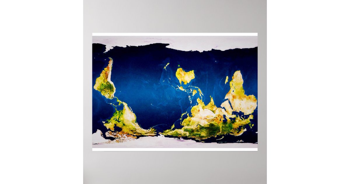 McArthur's New WorldMap Poster | Zazzle
