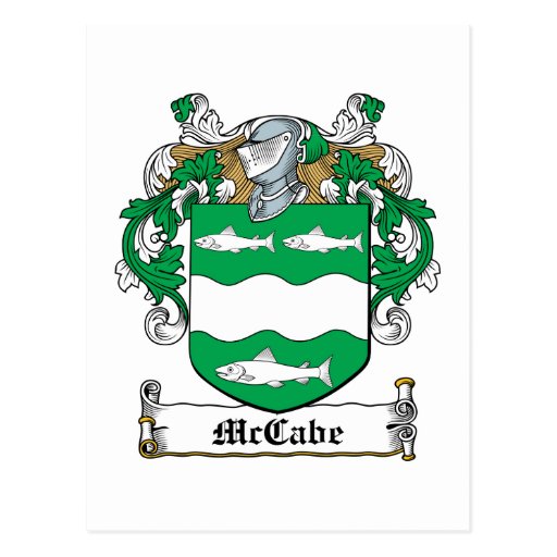 McCabe Family Crest Postcard | Zazzle