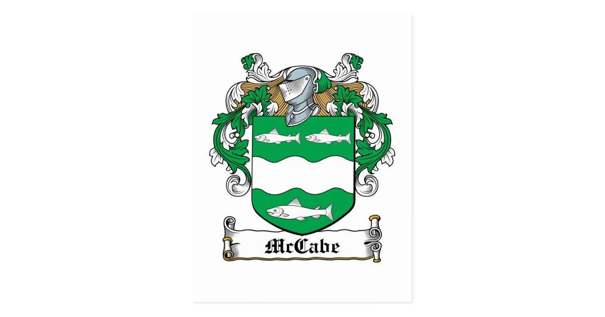 McCabe Family Crest Postcard | Zazzle