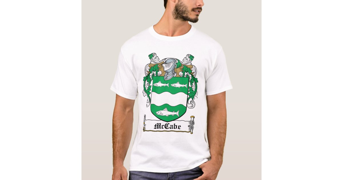 McCabe Family Crest T-Shirt | Zazzle