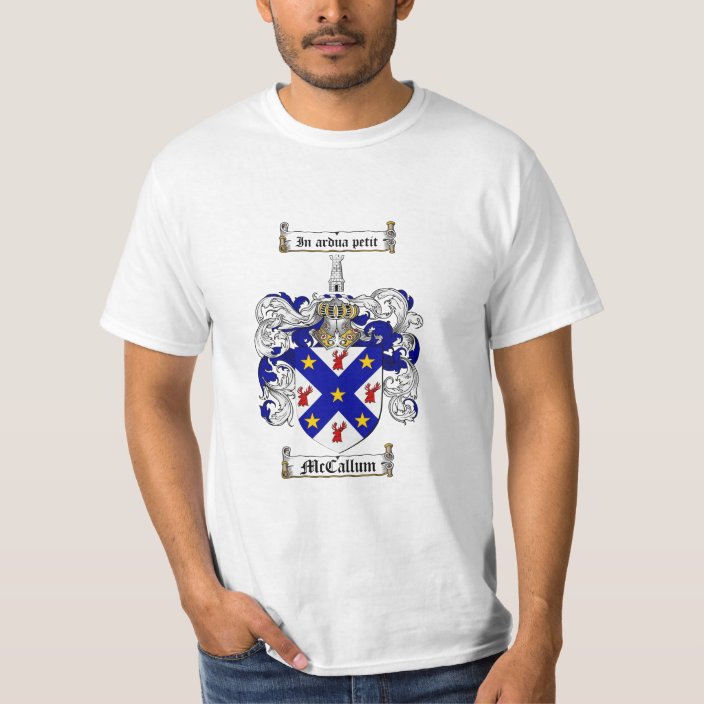 McCallum Family Crest - McCallum Coat of Arms T-Shirt | Zazzle.com