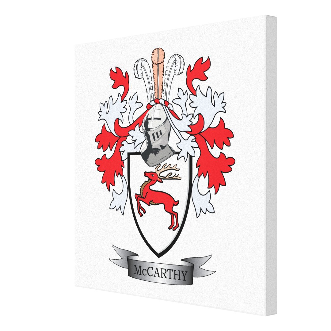 McCarthy Coat of Arms Canvas Print | Zazzle