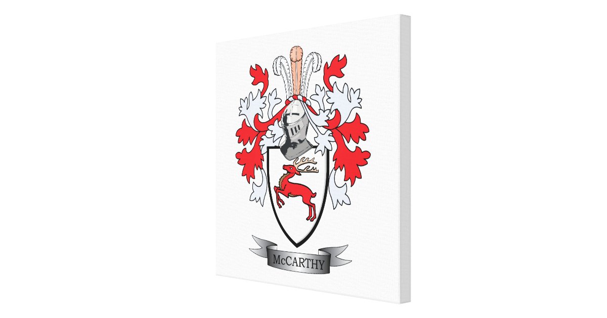McCarthy Coat of Arms Canvas Print | Zazzle