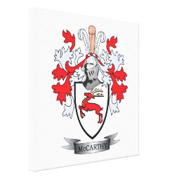 McCarthy Coat of Arms Canvas Print | Zazzle