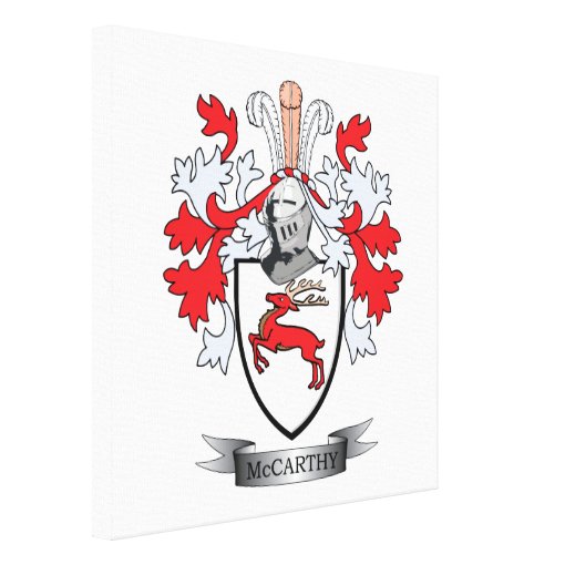 McCarthy Coat of Arms Canvas Print | Zazzle