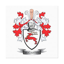 McCarthy Coat of Arms Canvas Print | Zazzle