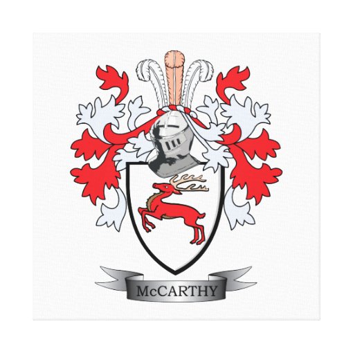 McCarthy Coat of Arms Canvas Print | Zazzle