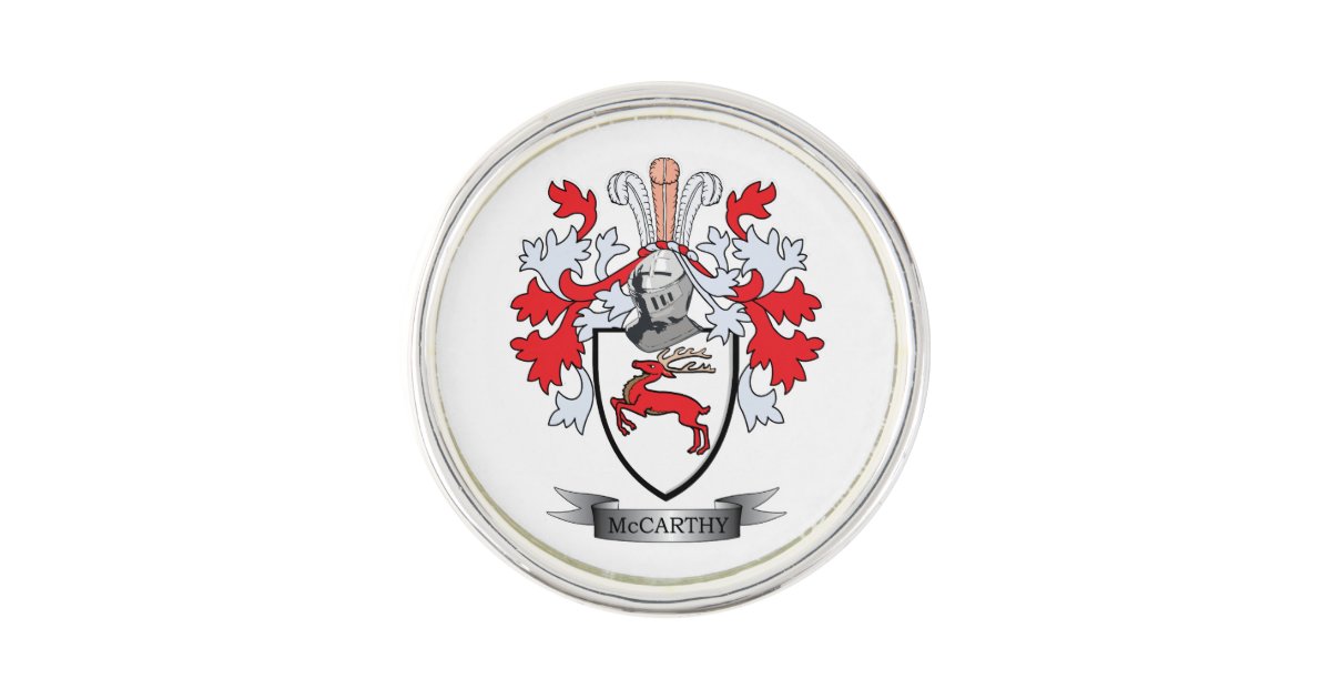 McCarthy Coat of Arms Pin | Zazzle