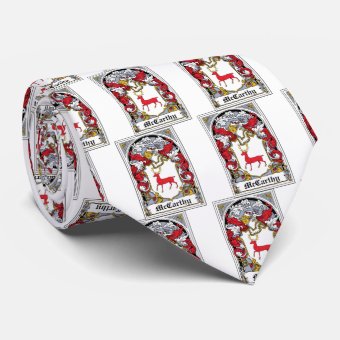 McCarthy Family Crest Neck Tie | Zazzle