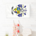 McConnell Family Crest Coat of Arms Banner | Zazzle