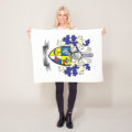 McConnell Family Crest Coat of Arms Fleece Blanket | Zazzle