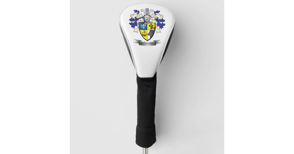McConnell Family Crest Coat of Arms Golf Head Cover | Zazzle