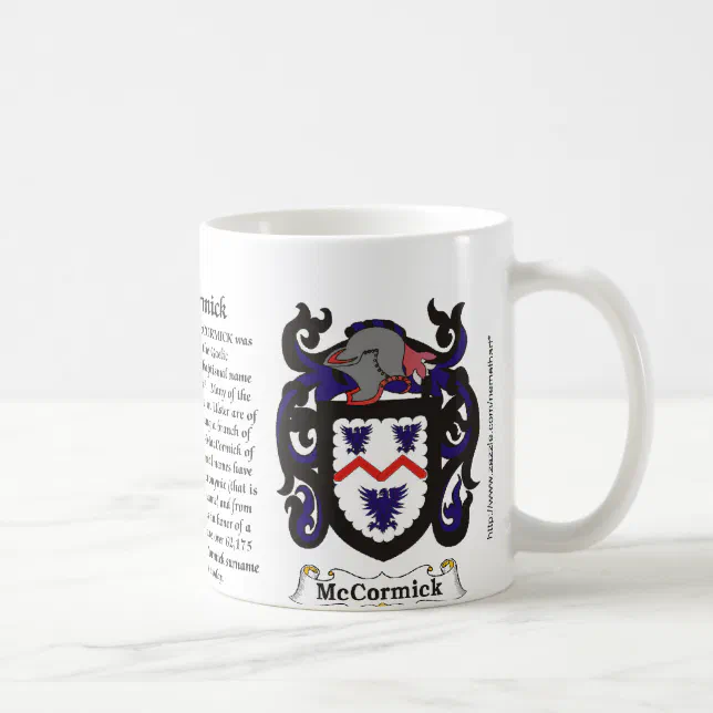 McCormick Family Coat of Arms mug | Zazzle