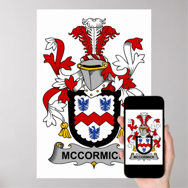 McCormick Family Crest Poster | Zazzle