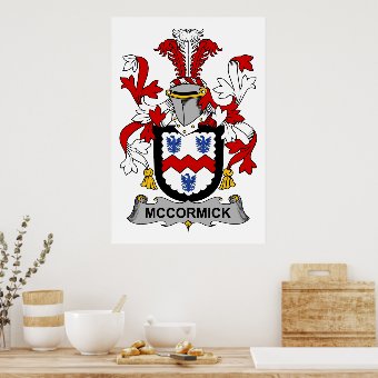 McCormick Family Crest Poster | Zazzle