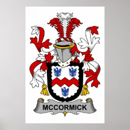 McCormick Family Crest Poster | Zazzle