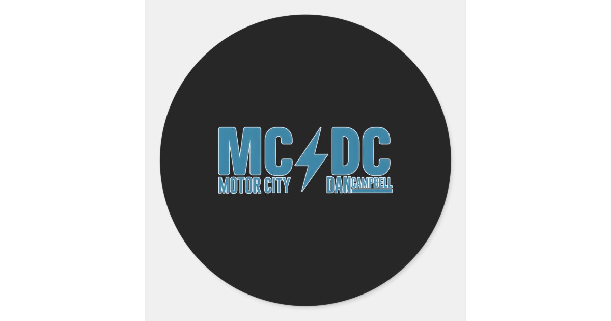 Mcdc Motor City Dan Campbell Football Classic Round Sticker | Zazzle Mcdc Motor City Dan Campbell Football Classic Round Sticker | Zazzle