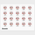 McFadden Family Crest Coat of Arms Square Sticker | Zazzle