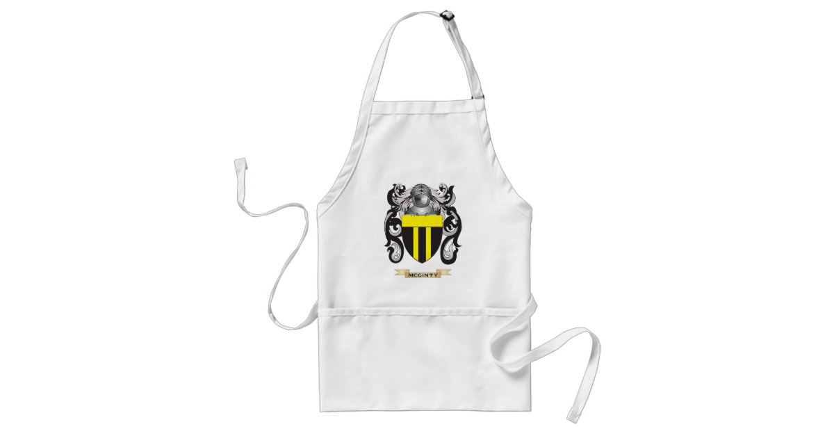 McGinty Coat of Arms (Family Crest) Adult Apron | Zazzle