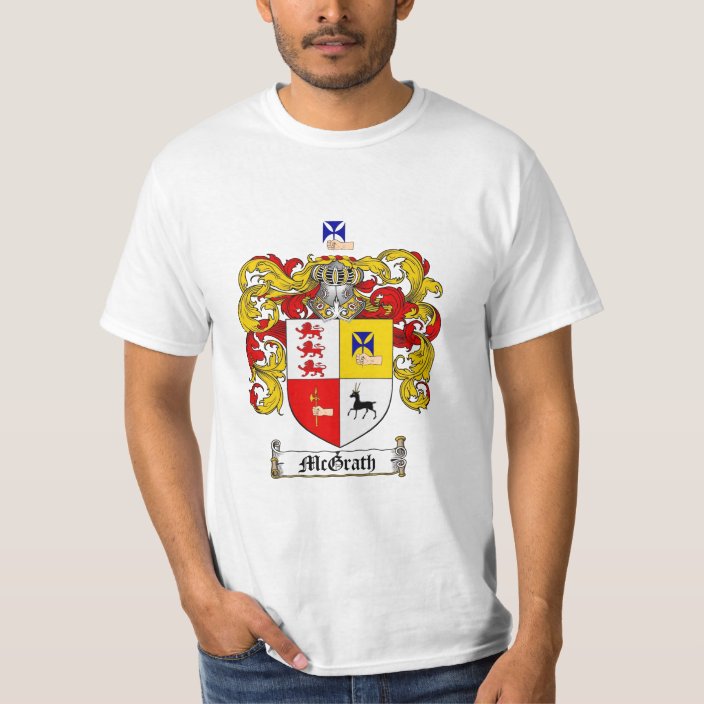 Mcgrath Family Crest - Mcgrath Coat of Arms T-Shirt | Zazzle.com