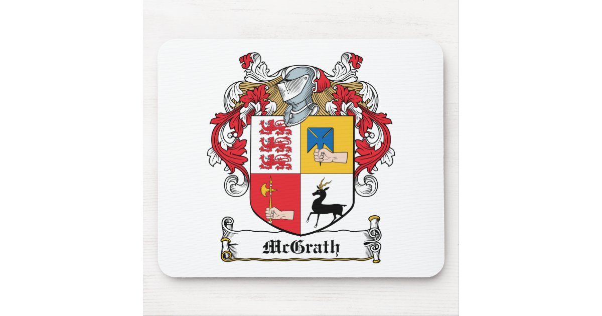 McGrath Family Crest Mouse Pad | Zazzle