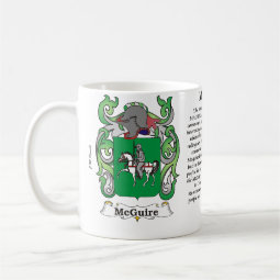 McGuire Family Coat of Arms mug | Zazzle