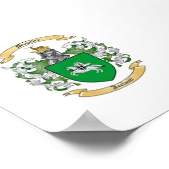 McGuire Family Crest Poster | Zazzle