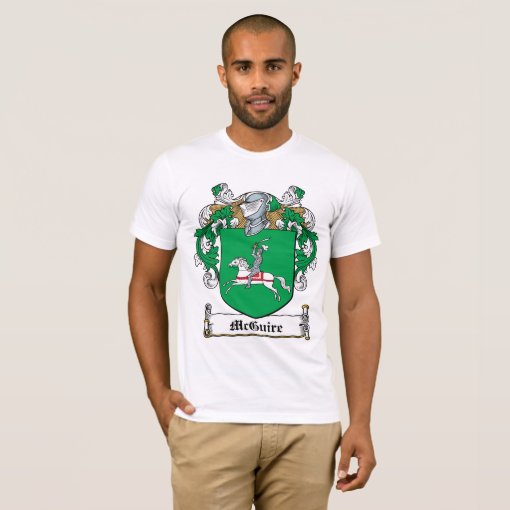 McGuire Family Crest T-Shirt | Zazzle