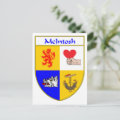 McIntosh Coat of Arms/Family Crest Postcard | Zazzle