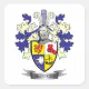 McIntosh Family Crest Coat of Arms Square Sticker | Zazzle