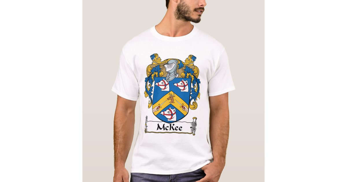 McKee Family Crest T-Shirt | Zazzle