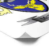 McKenzie Family Crest Coat of Arms Poster | Zazzle