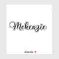 Mckenzie Name - Handwritten Calligraphy Sticker | Zazzle