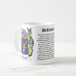 McKinney Family Coat of Arms on a mug | Zazzle