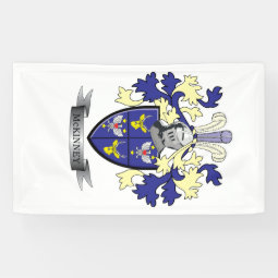 McKinney Family Crest Coat of Arms Banner | Zazzle