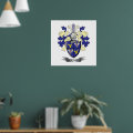 McKinney Family Crest Coat of Arms Poster | Zazzle