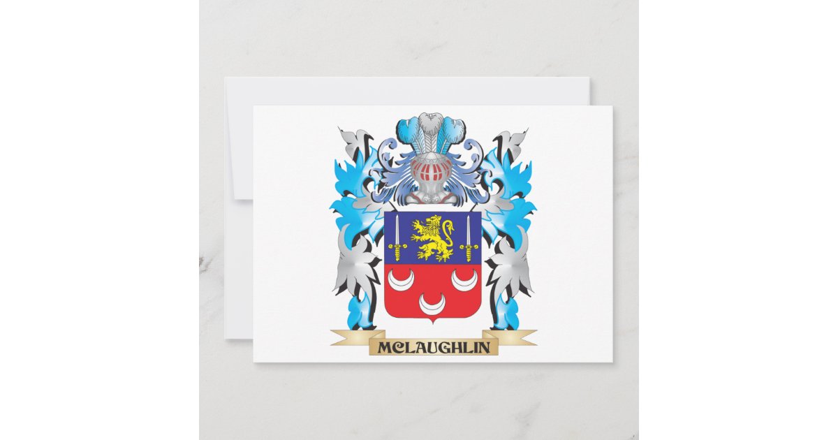 Mclaughlin Coat of Arms - Family Crest | Zazzle