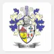 McLean Family Crest Coat of Arms TITLE Square Sticker | Zazzle
