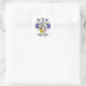 McLean Family Crest Coat of Arms TITLE Square Sticker | Zazzle