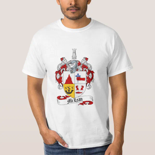 Mclean Family Crest - Mclean Coat of Arms T-Shirt | Zazzle