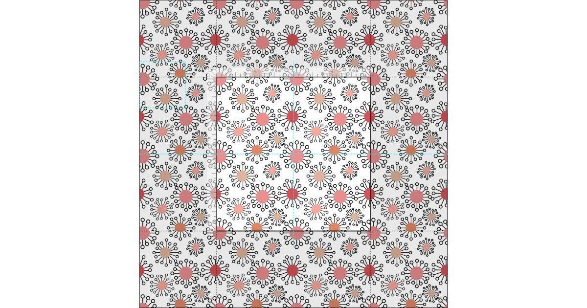 MCM Flowers Fabric | Zazzle