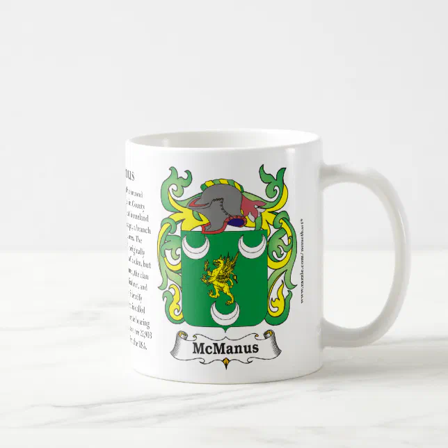 McManus Family Coat of Arms Mug | Zazzle