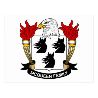 Mcqueen Family Crest Postcards & Postcard Template Designs | Zazzle
