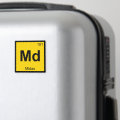 Md - Midas Greek Chemistry Periodic Table Symbol Magnet | Zazzle