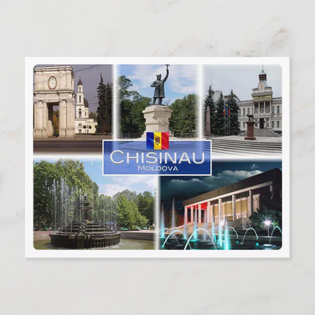 MD Moldova - Chisinau - Postcard | Zazzle