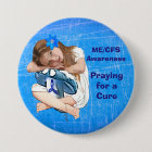 ME/CFS Syndrome Awareness Day May 12 Ribbon Button | Zazzle.com