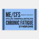 ME/CFS Chronic Fatigue Syndrome Awareness Rectangular Sticker | Zazzle